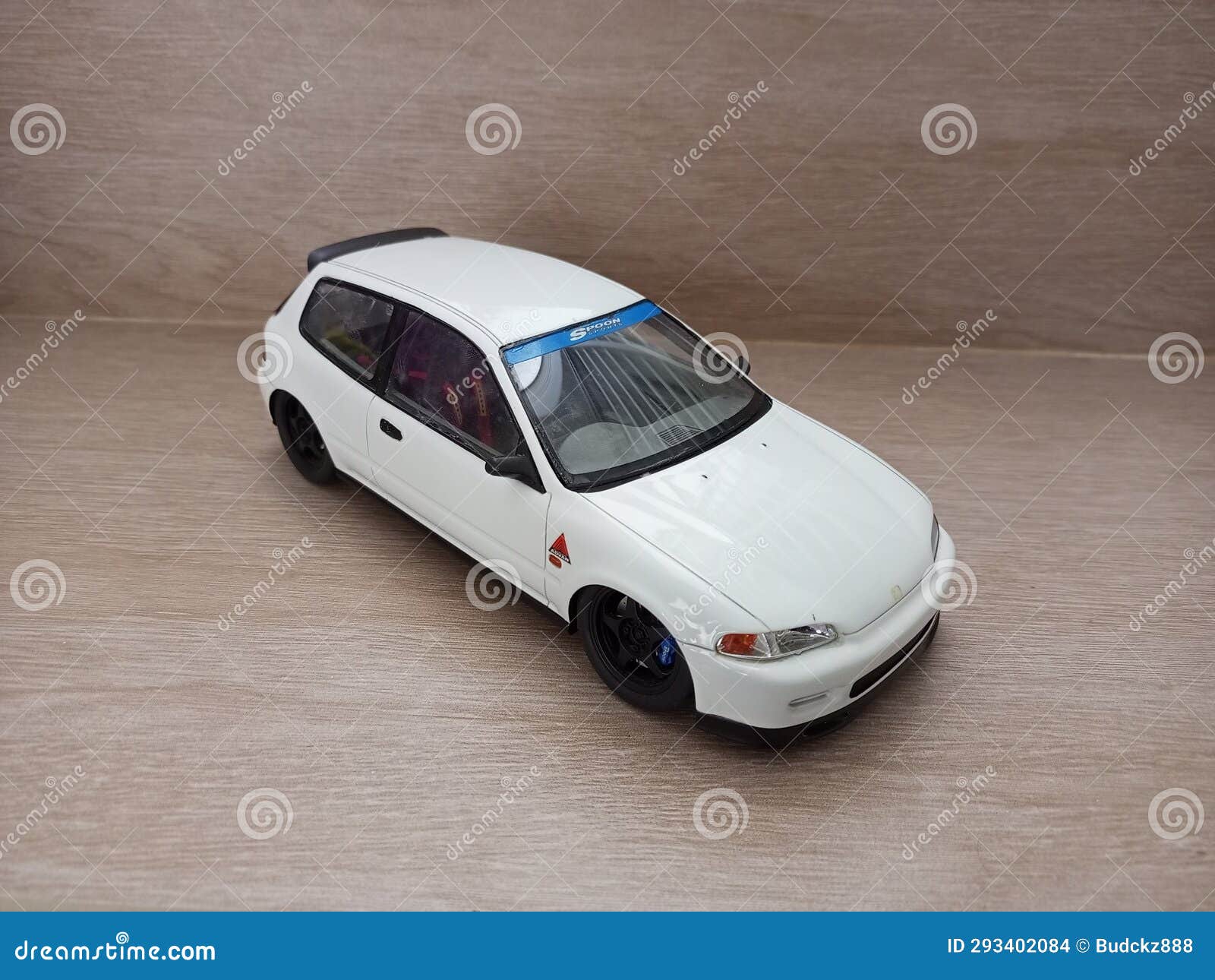 Highly Detailed Miniature White Civic Car Editorial Stock Image - Image ...
