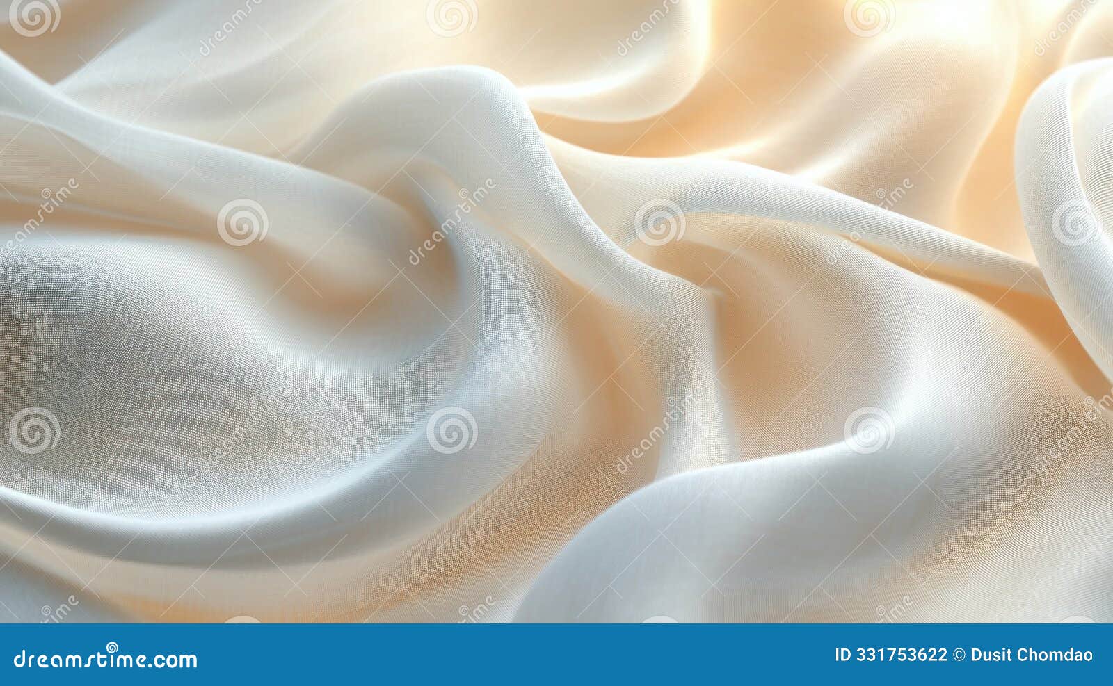 Highly Detailed of Organic Cotton Fabric, Showing the Natural Texture ...