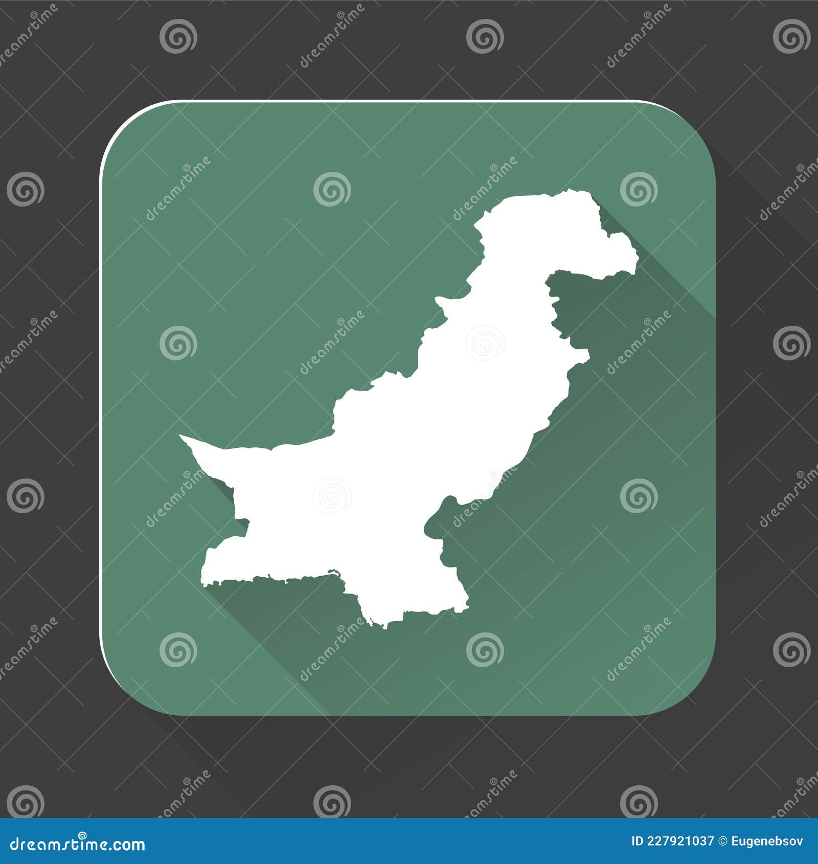 Detailed Pakistan Physical Map With Labeling. Vector Illustration ...