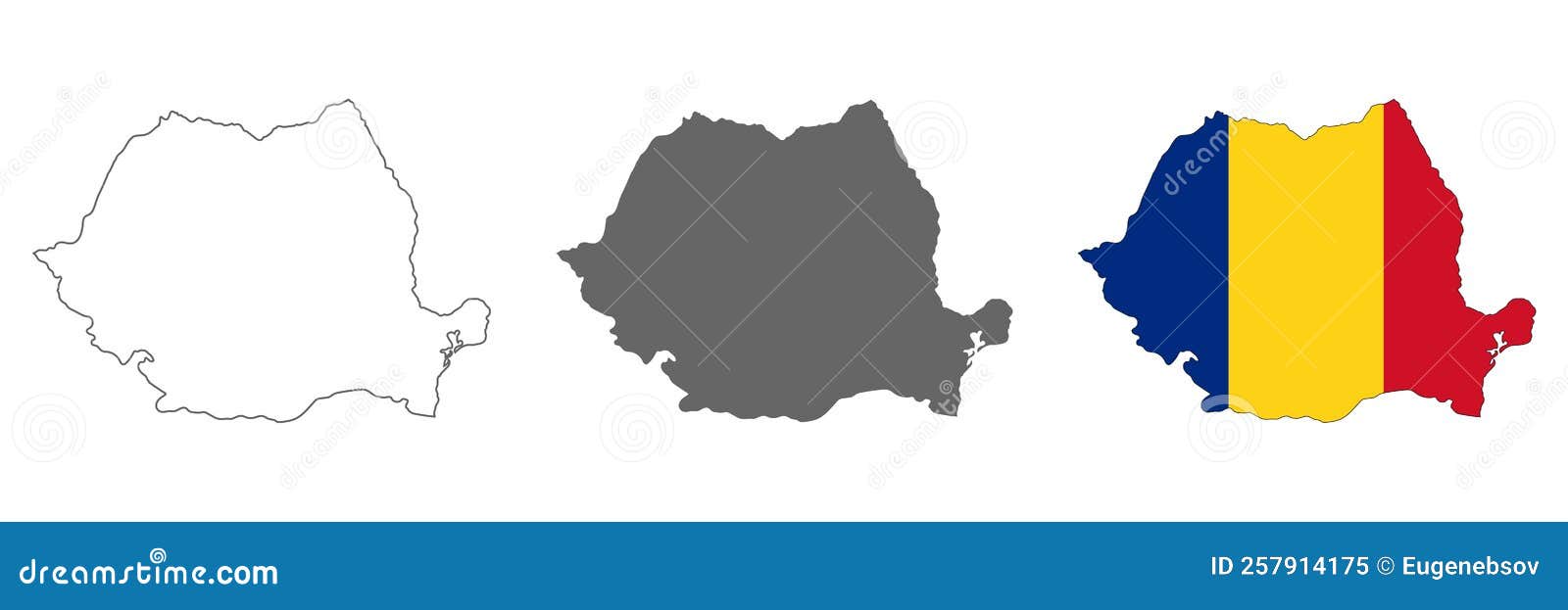 Romania - Highly Detailed Editable Political Map With Labeling. Vector ...