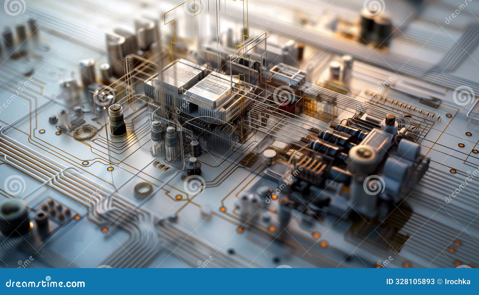 Highly Detailed Schematic Diagram of Advanced Technology Circuitry ... Highly Detailed Schematic Diagram of Advanced Technology Circuitry ...