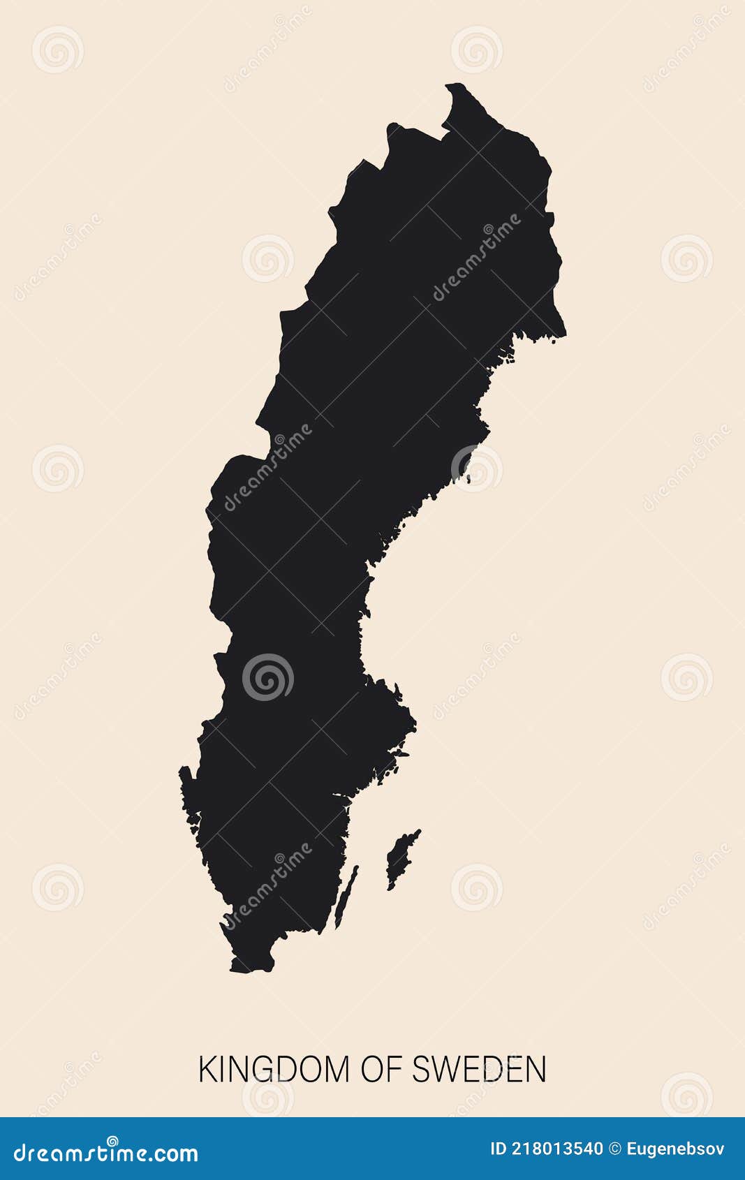 Detailed Sweden Map With Infographic Elements. Vector Illustration ...
