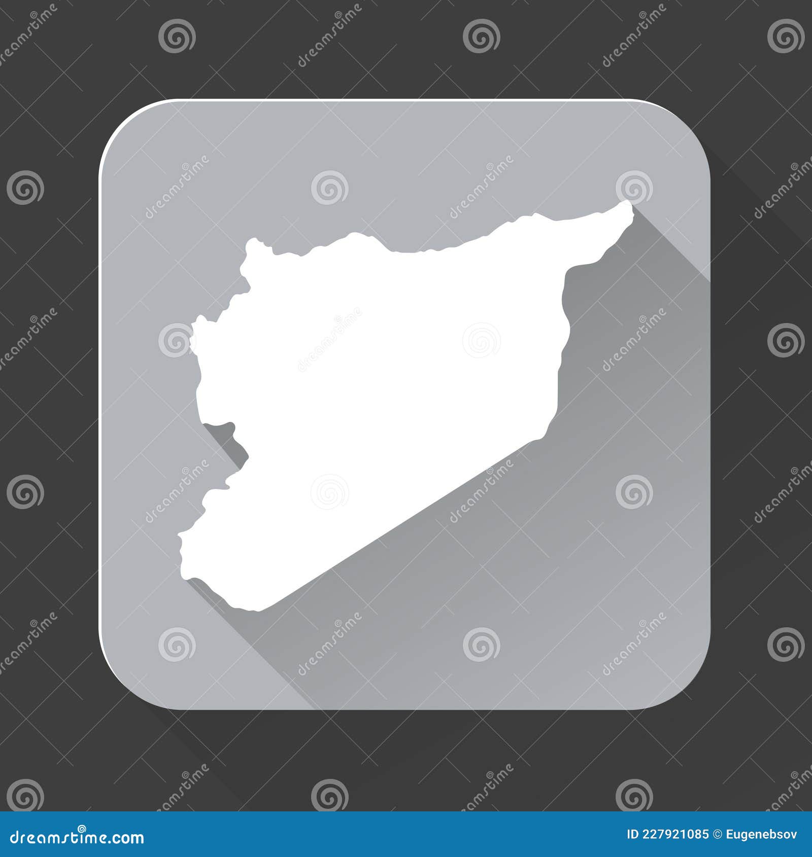 Detailed Map Of Syria On A White Background. Syria Highly Detailed ...