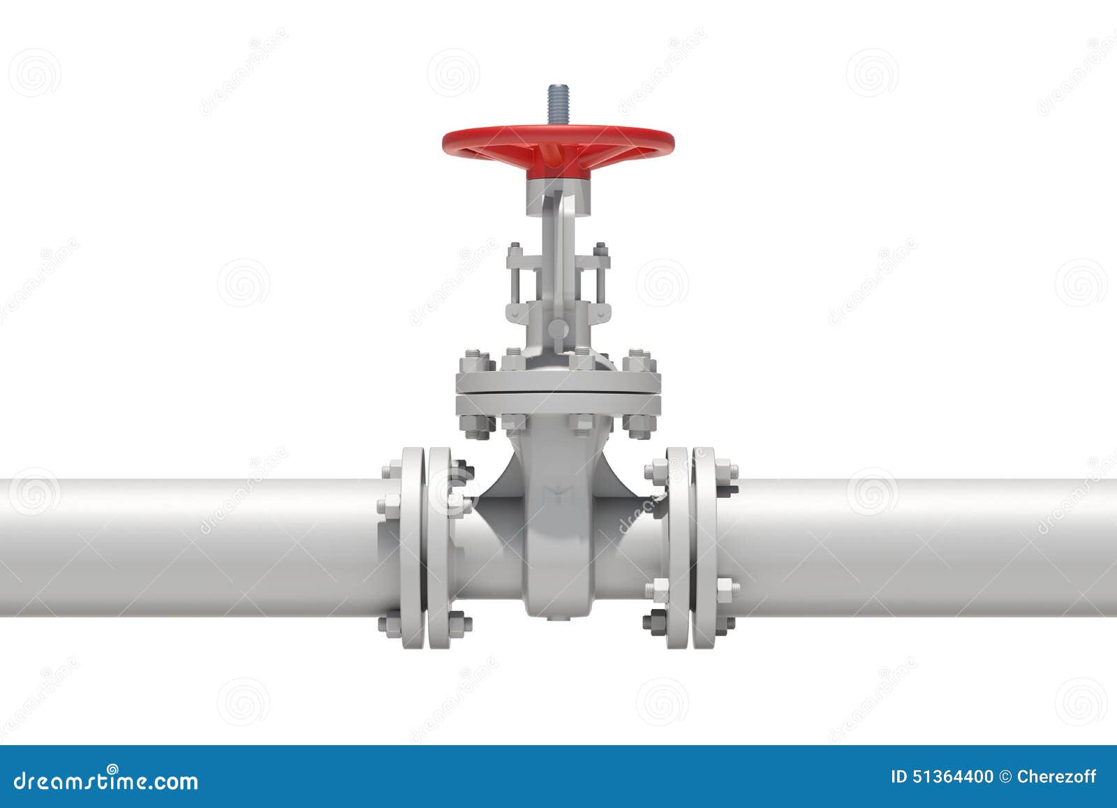Highly Detailed Three-dimensional Model Valves and Stock Illustration ...