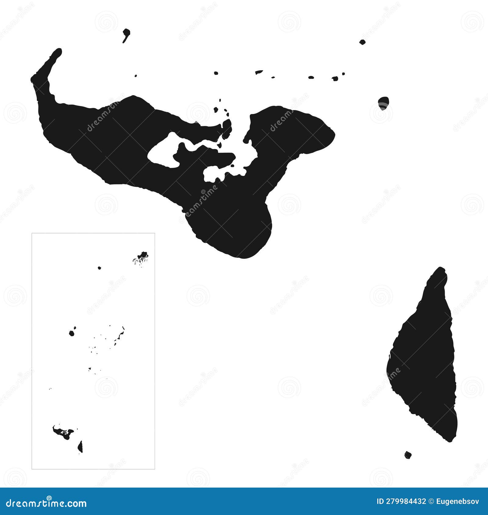 Highly Detailed Tonga Map with Borders Isolated on Background Stock ...