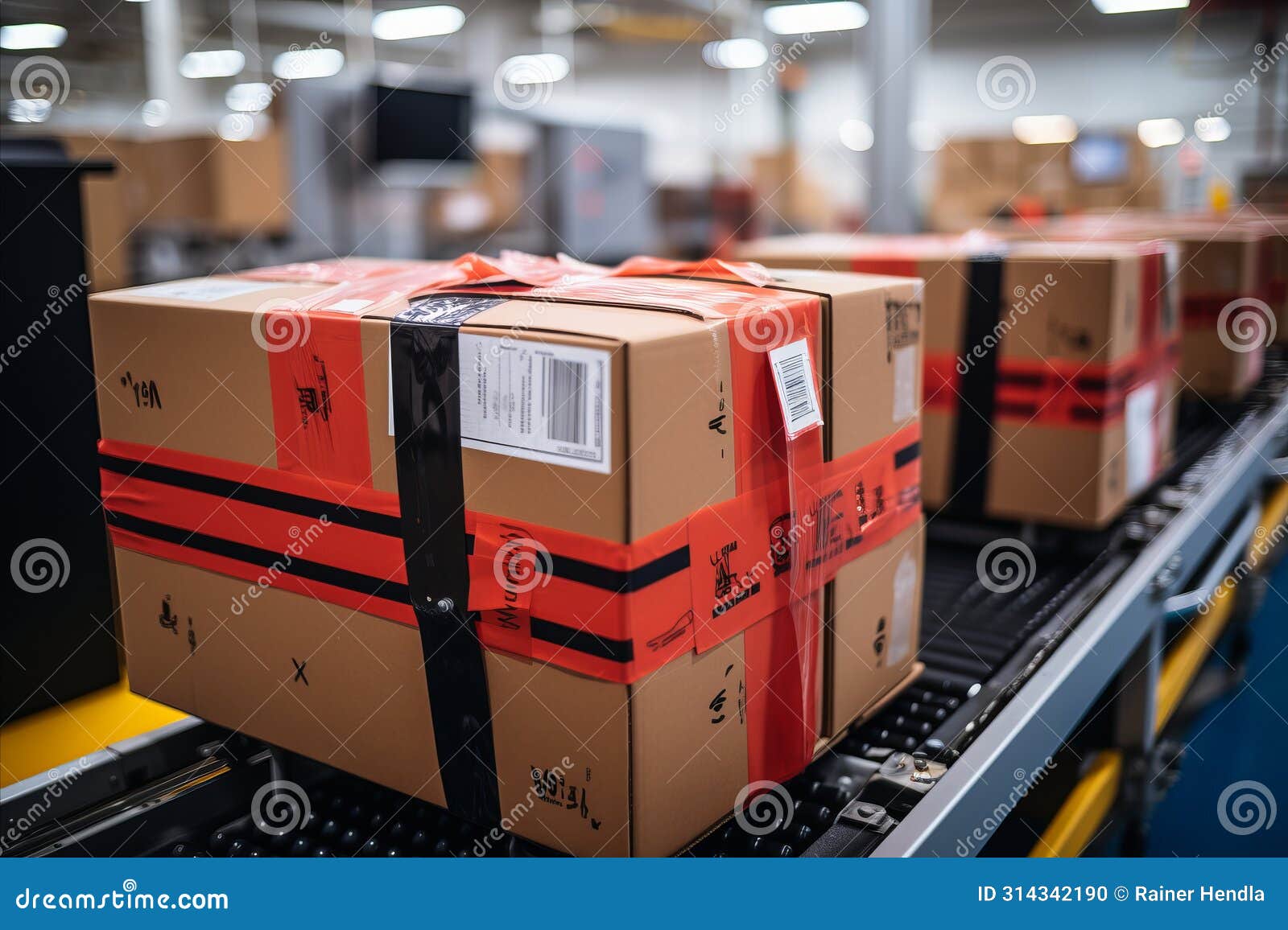 Efficient Conveyor Belts Carrying Completed PCBs In A High-tech ... Efficient Conveyor Belts Carrying Completed PCBs In A High-tech ...