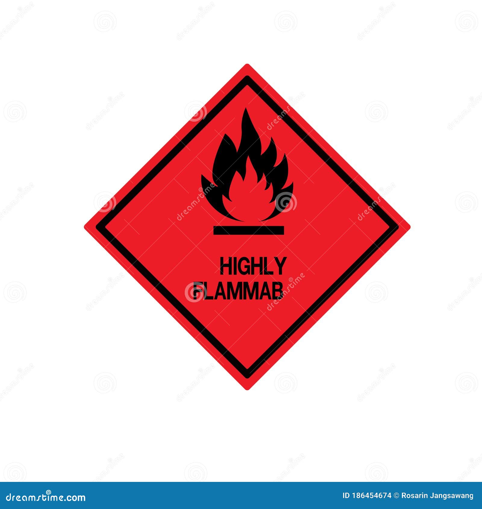 Highly Flammable Symbol Sign ,Vector Illustration, Isolate on White ... Highly Flammable Symbol Sign ,Vector Illustration, Isolate on White ...