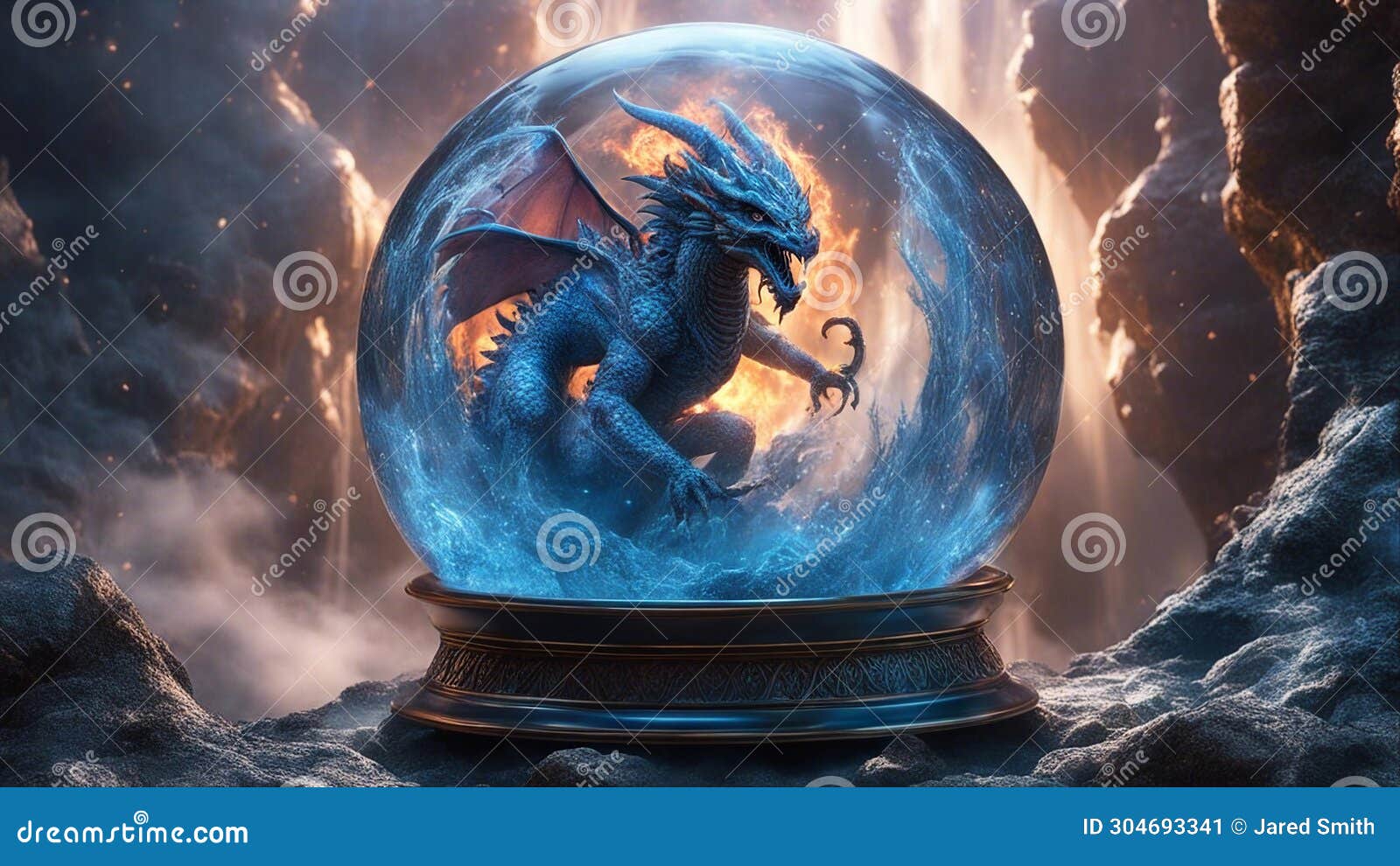 Highly Intricately Molten Roch Demon Devil Dragon in Attack Inside a ...