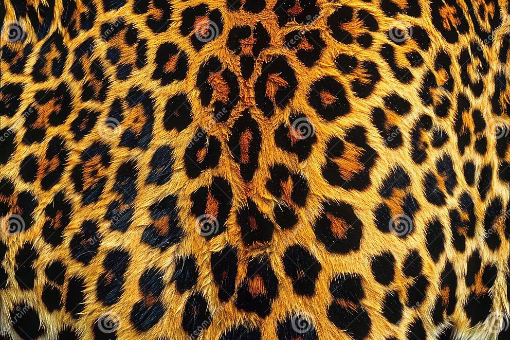 Highly Realistic Leopard Fur Texture with Distinctive Spots Pattern for ...