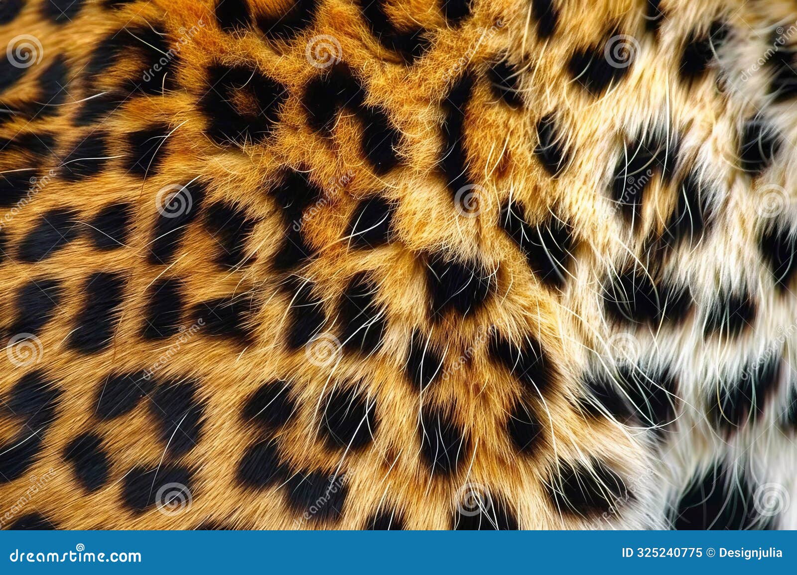 Highly Realistic Leopard Fur Texture with Distinctive Spots Pattern for ...