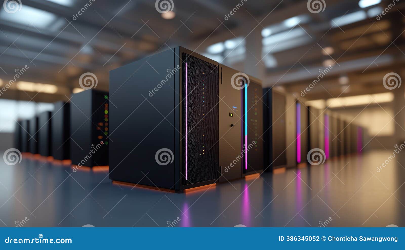 Rack Units, Servers Line Icon, Outline Vector Sign, Linear Style ...