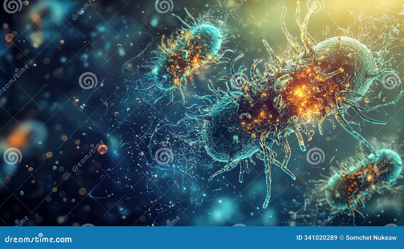 Bacteria Dividing And Multiplying Through Binary Fission Process Stock ... Bacteria Dividing And Multiplying Through Binary Fission Process Stock ...