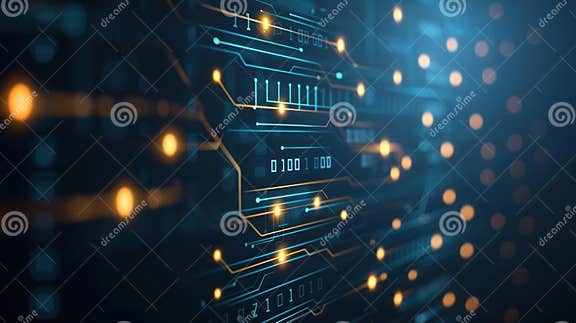 A Stunning Abstract Image Showcasing the Essence of Technology and ...