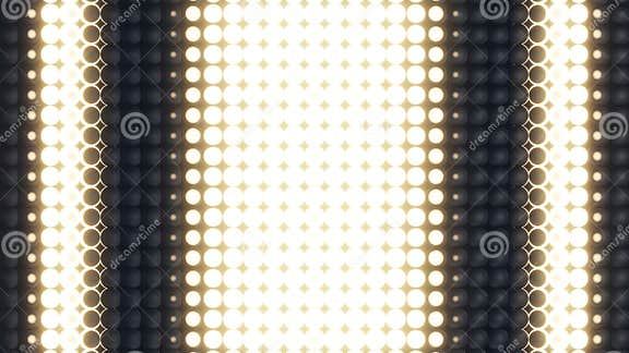 Bright LED Light Array with Repeating Patterns, Creating Visual ...