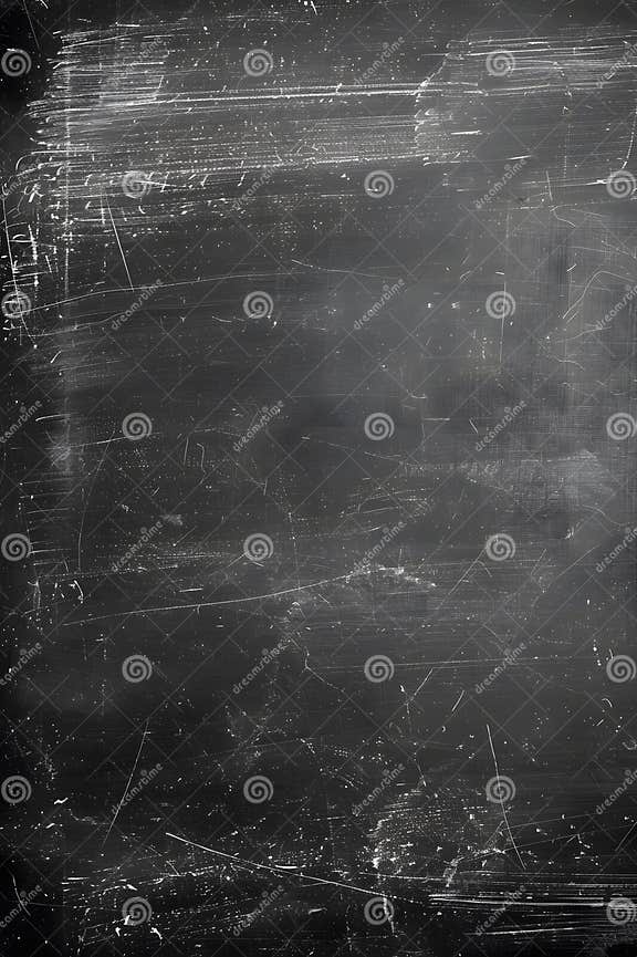 Vintage Chalkboard Texture with Scratches and Marks, Ideal for Retro or ...