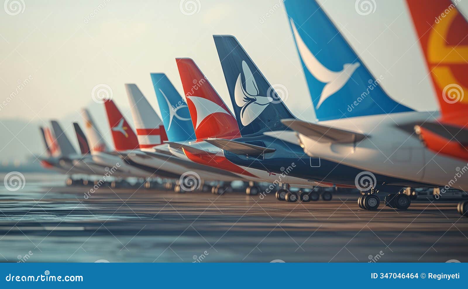 Highresolution 3D Art Featuring Minimalist Plane Tail Logos Stock ...