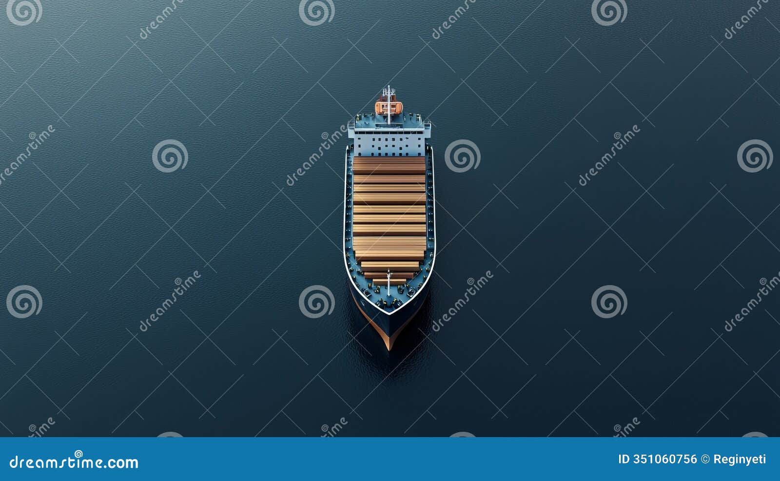Highresolution 3D Render of Cargo Ship Loading Plan Stock Illustration ...