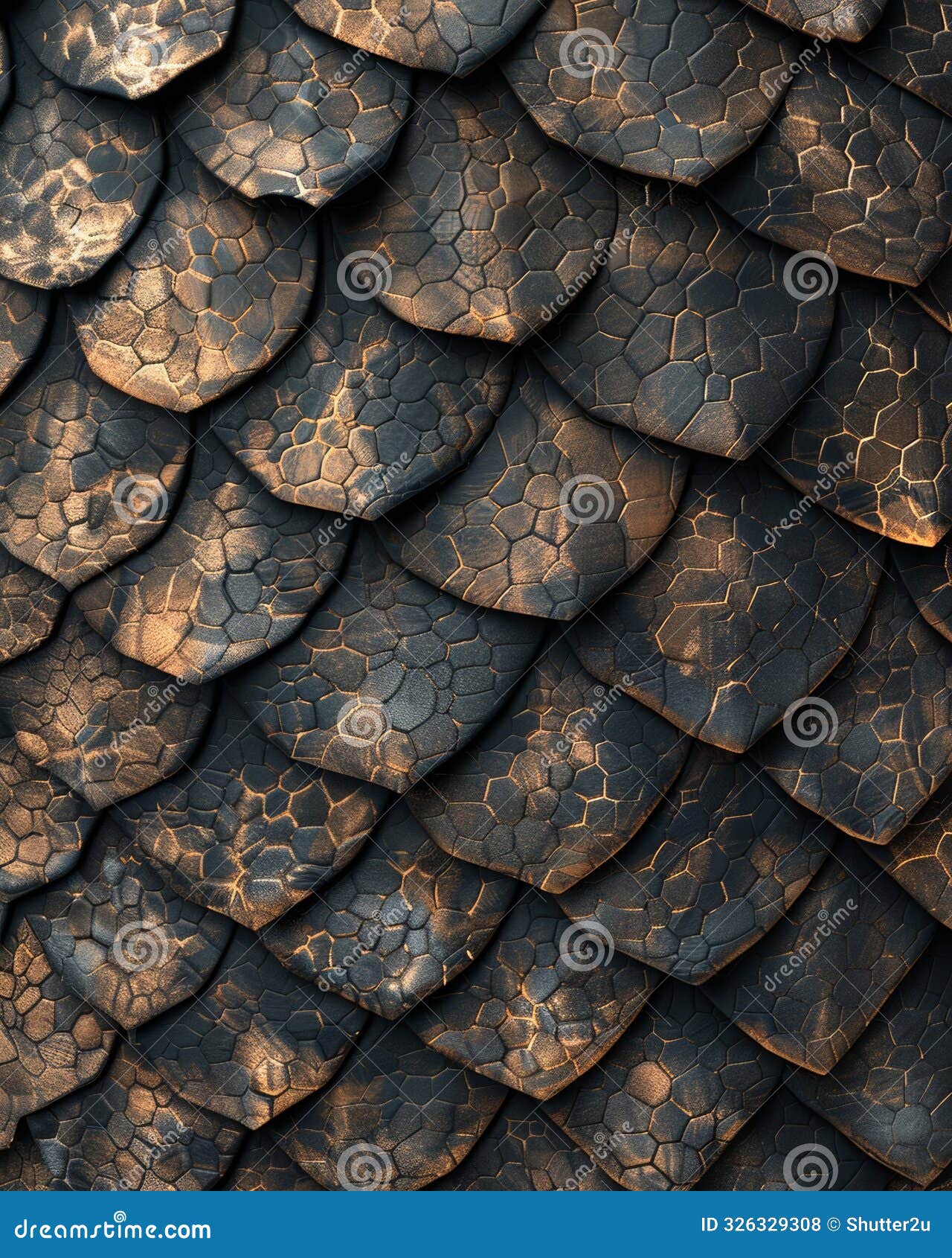 Highresolution 3D Reptile Skin Texture Highlighting the Scales and ...