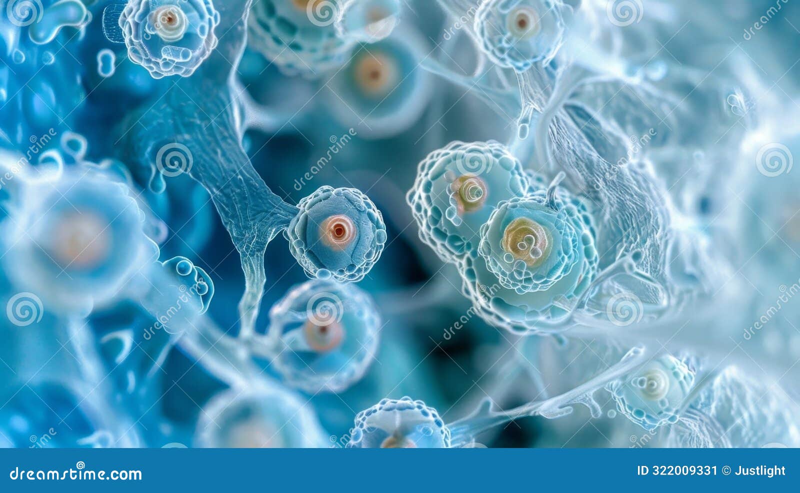 A Highresolution Image of Apical Meristem Cells in the Process of ...