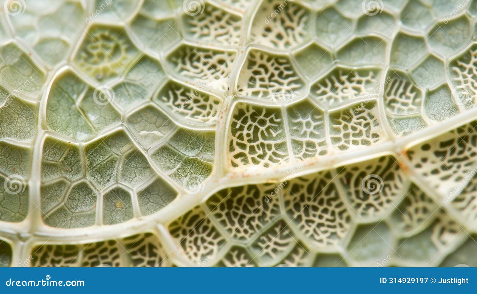 A Highresolution Image of a Cross Section of a Leaf Showing the ...
