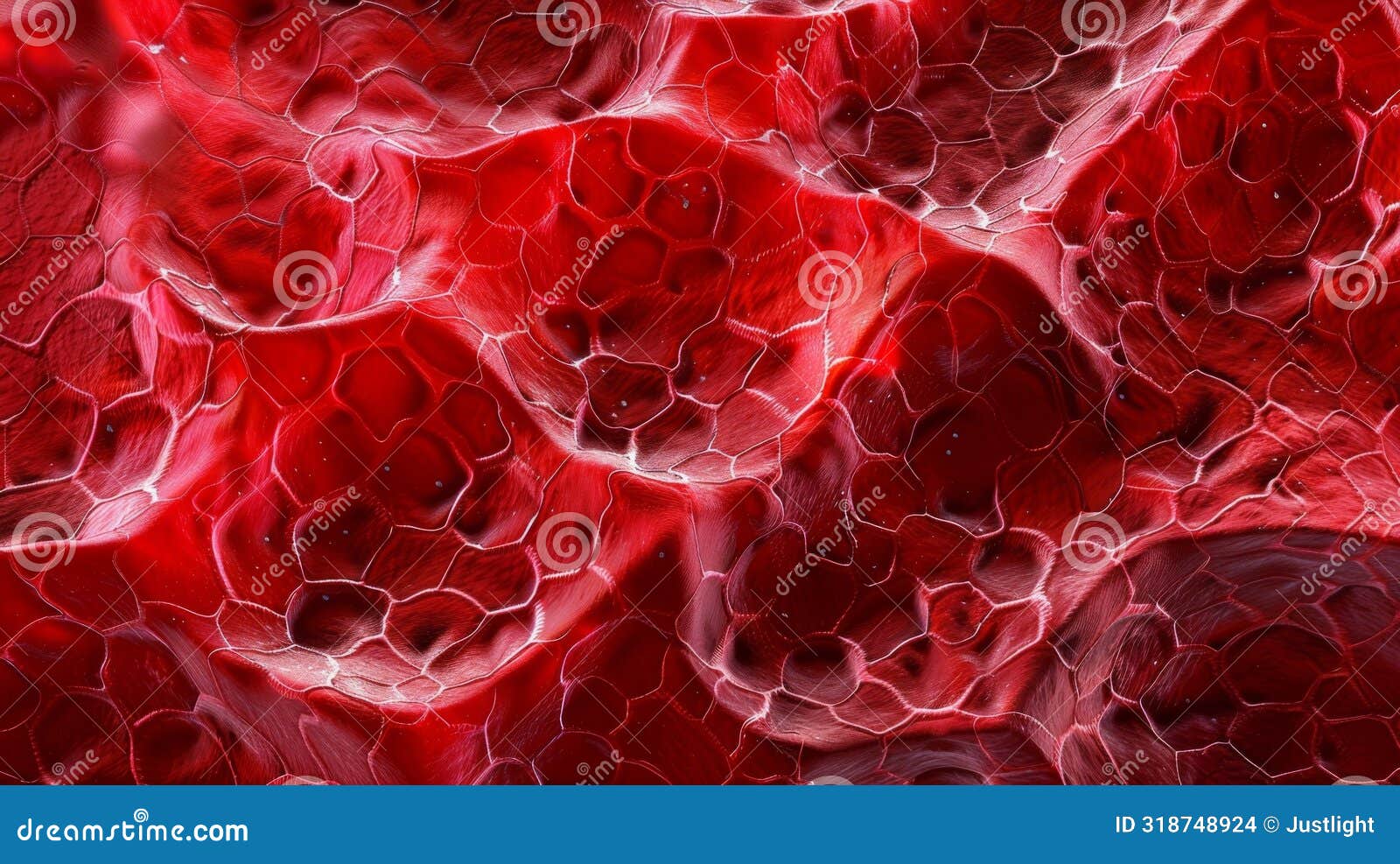 A Highresolution Image of a Red Cells Outermost Layer the Cell Membrane ...