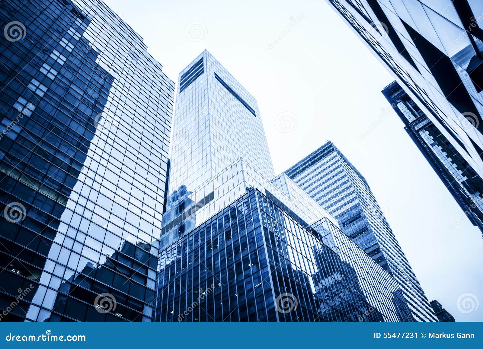 Highrise buildings stock image. Image of commercial, architecture ...