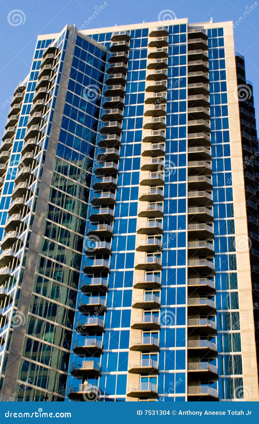 Highrise Condo stock photo. Image of modern, city, bustling - 7531304
