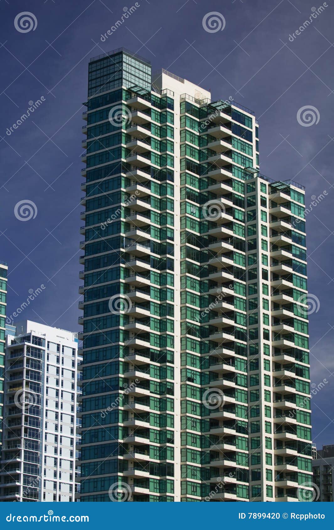 Highrise Condo stock photo. Image of steel, built, crane - 7899420