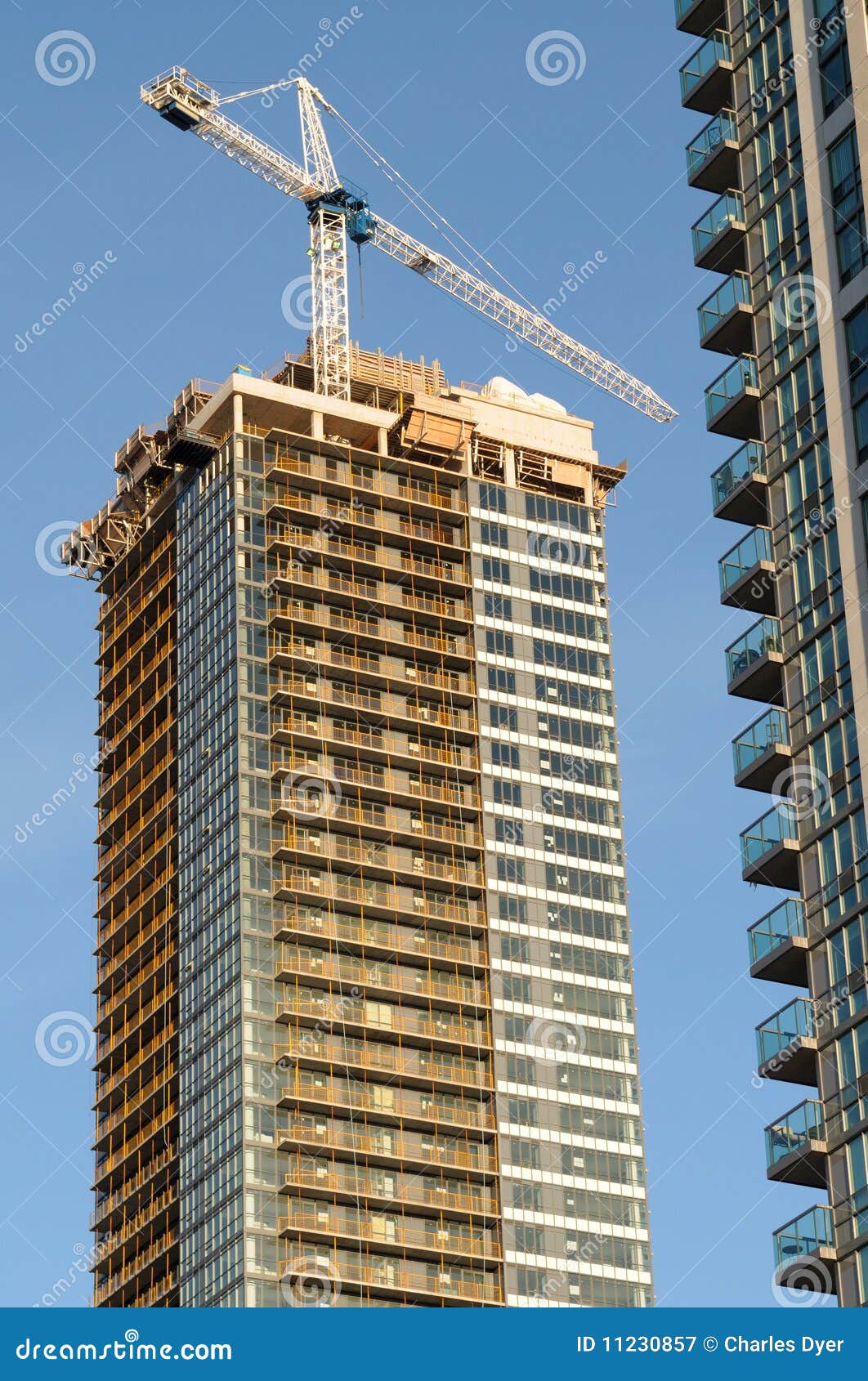 Highrise Construction stock image. Image of construction - 11230857