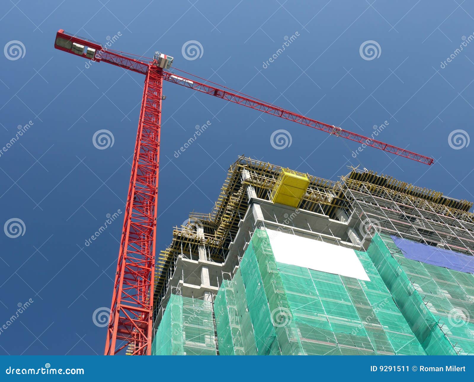 Highrise construction stock image. Image of skyscraper - 9291511