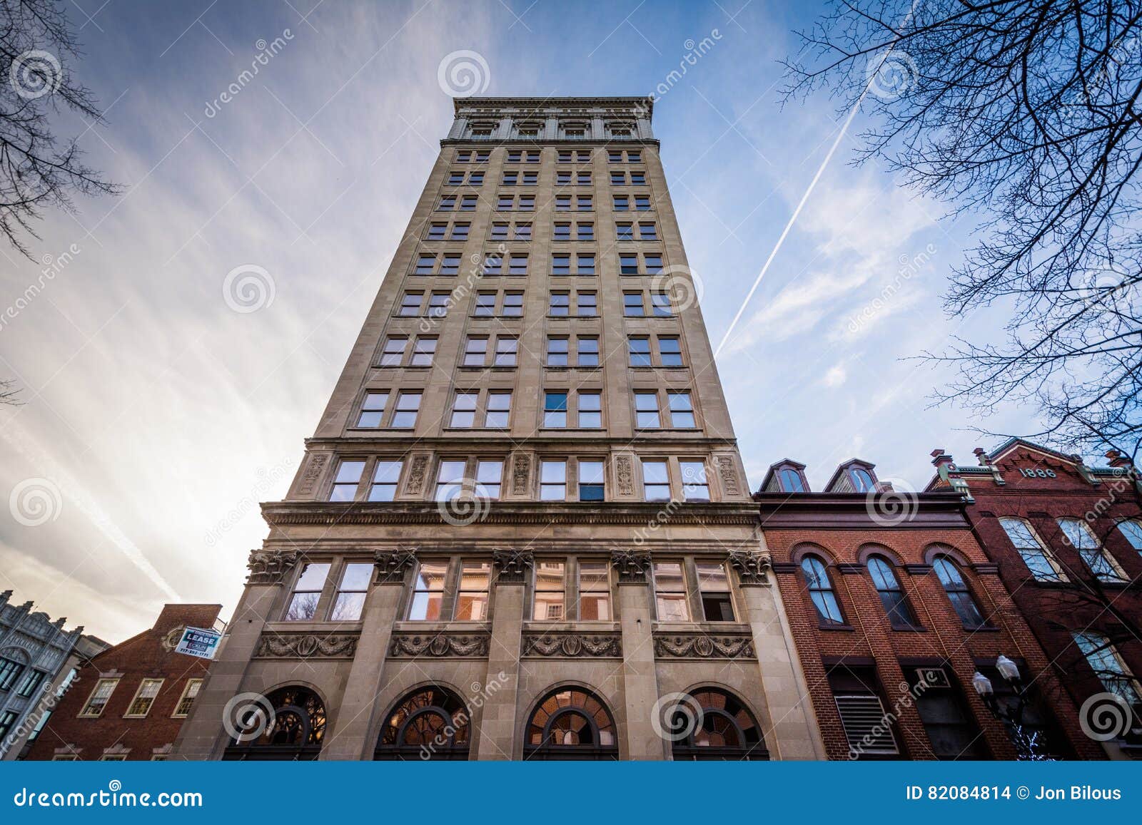 Highrise in Downtown Lancaster, Pennsylvania. Editorial Stock Image ...