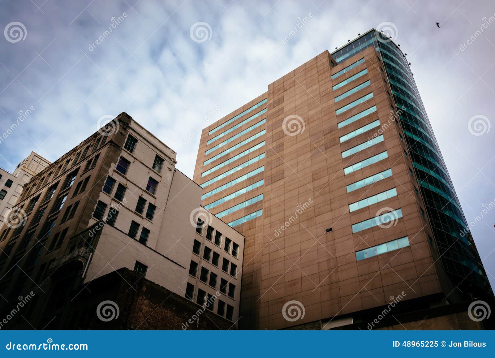 Highrises in Baltimore, Maryland. Stock Image - Image of beautiful ...