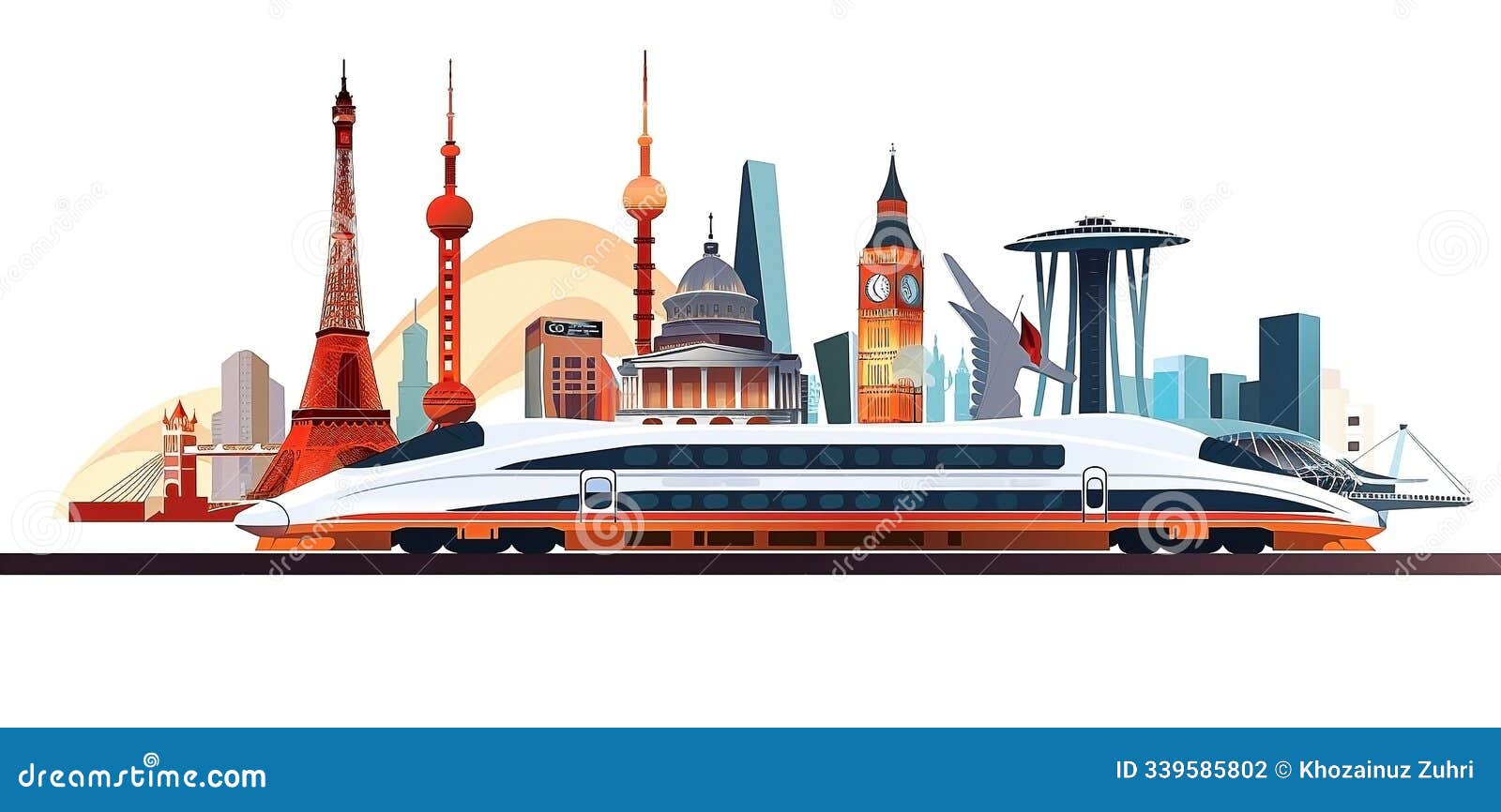 Train On Famous Landwasser Viaduct Bridge. The Rhaetian Railway ...