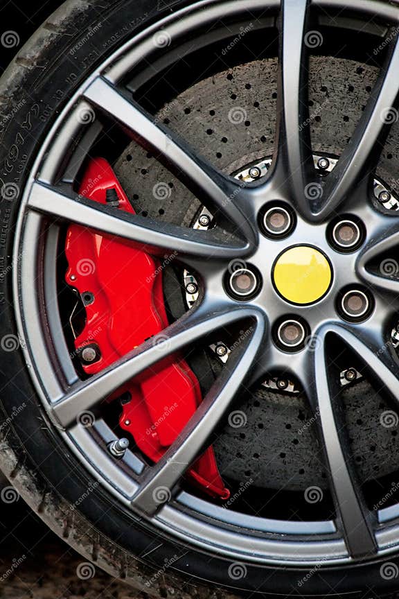 Highspeed wheel stock image. Image of tire, modern, power - 12283125