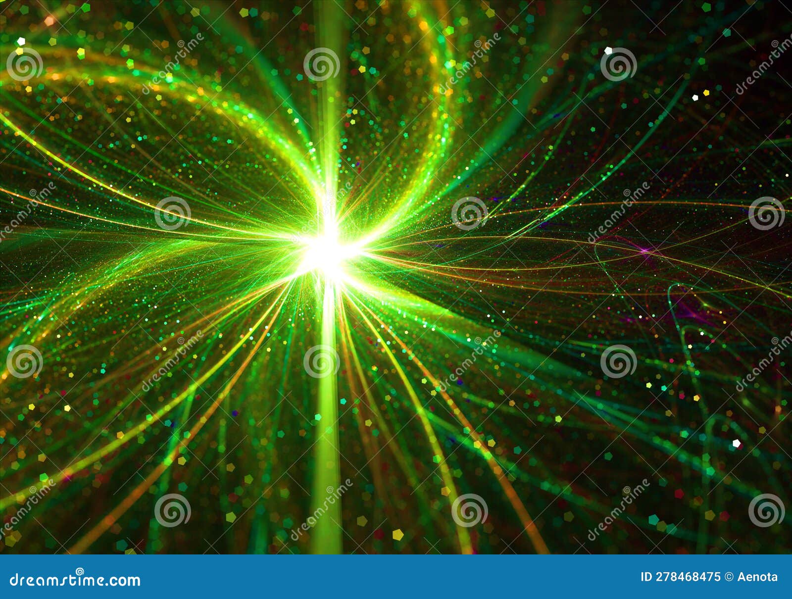 Hight Energy Hadron Collision Quantum Physics Concept Stock ...