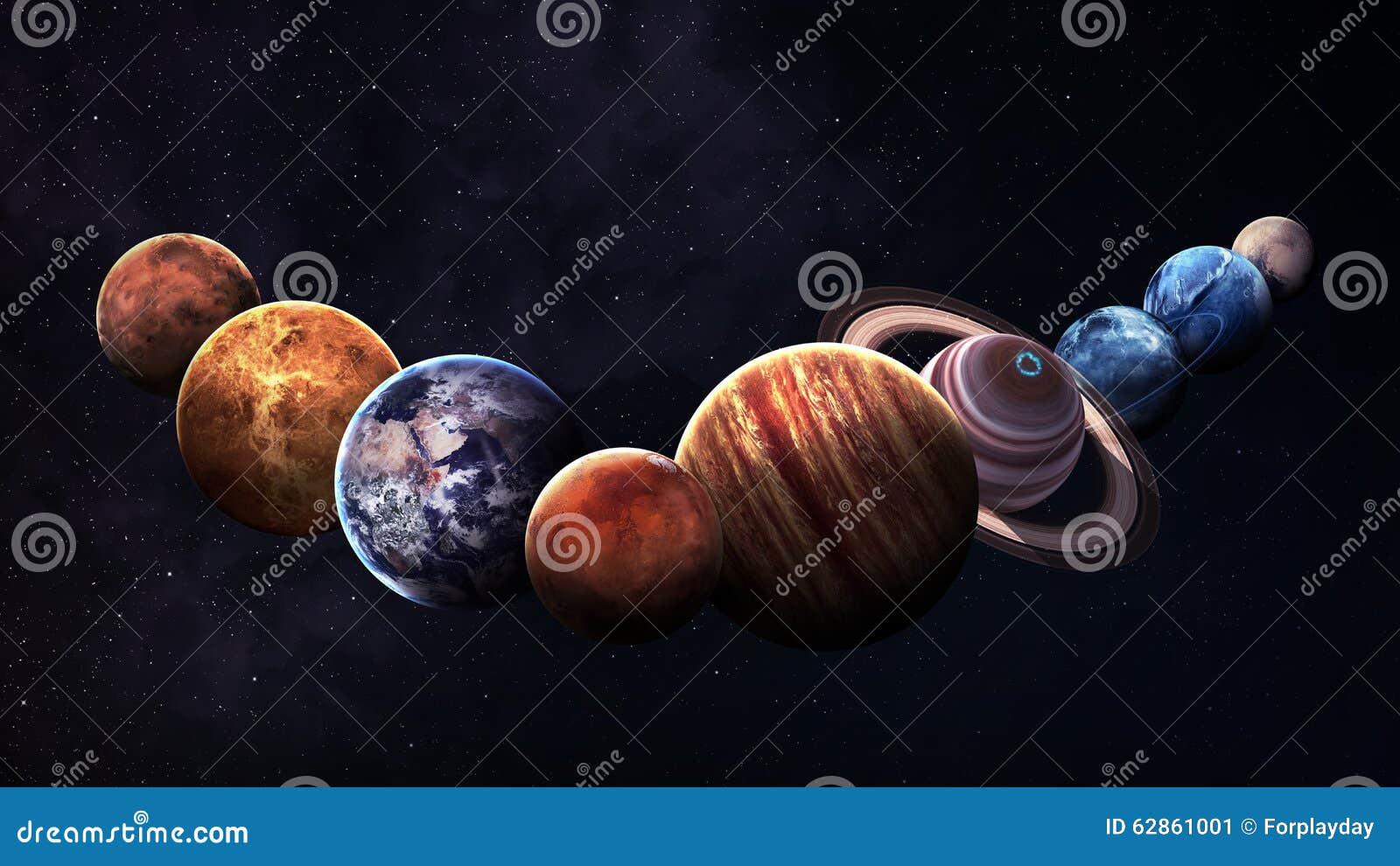 Hight Quality Isolated Solar System Planets Stock Illustration ...