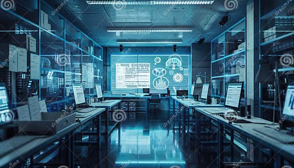 The Advanced Cyber Security Command Center Uses Technology To Monitor ...