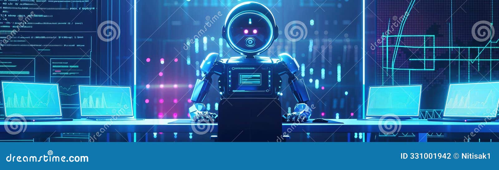 92 Hightech 3D Cartoon AI Cybersecurity System with Advanced Threat ...