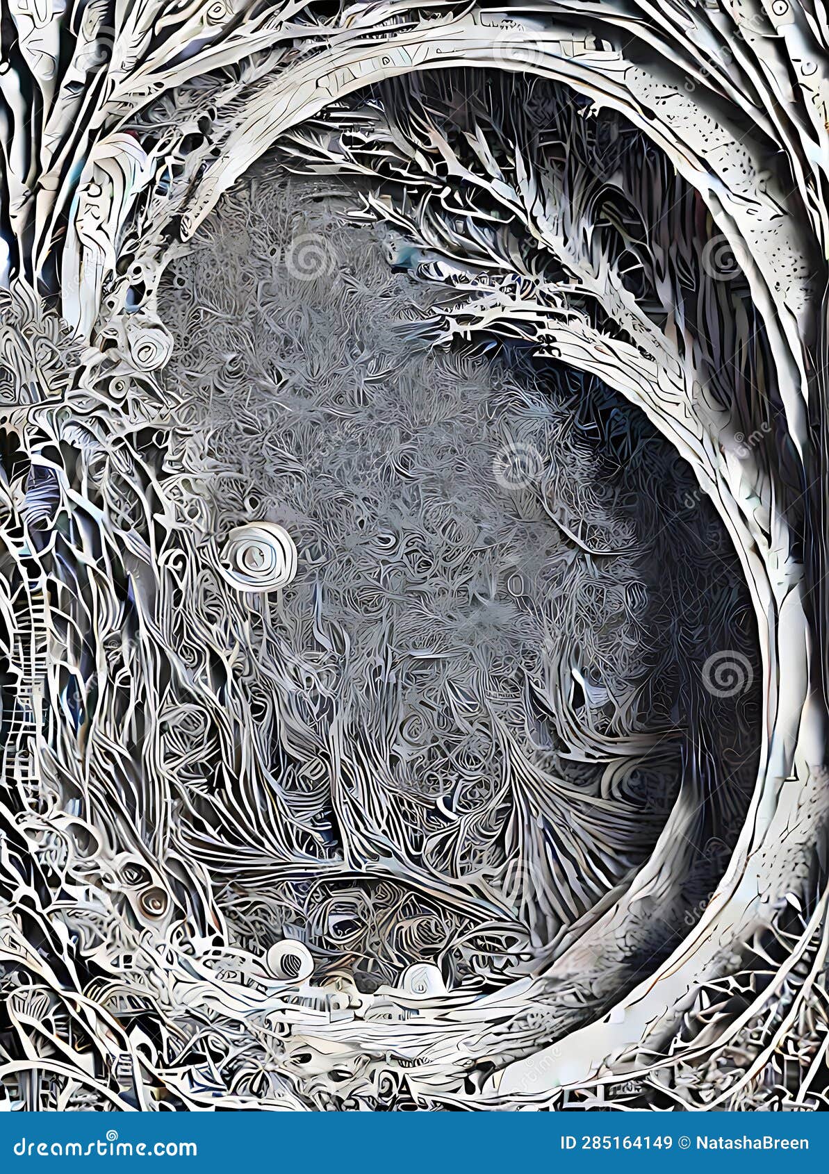 Hightech Futuristic Boards Chips Matrix Magnolia Text Stock ...