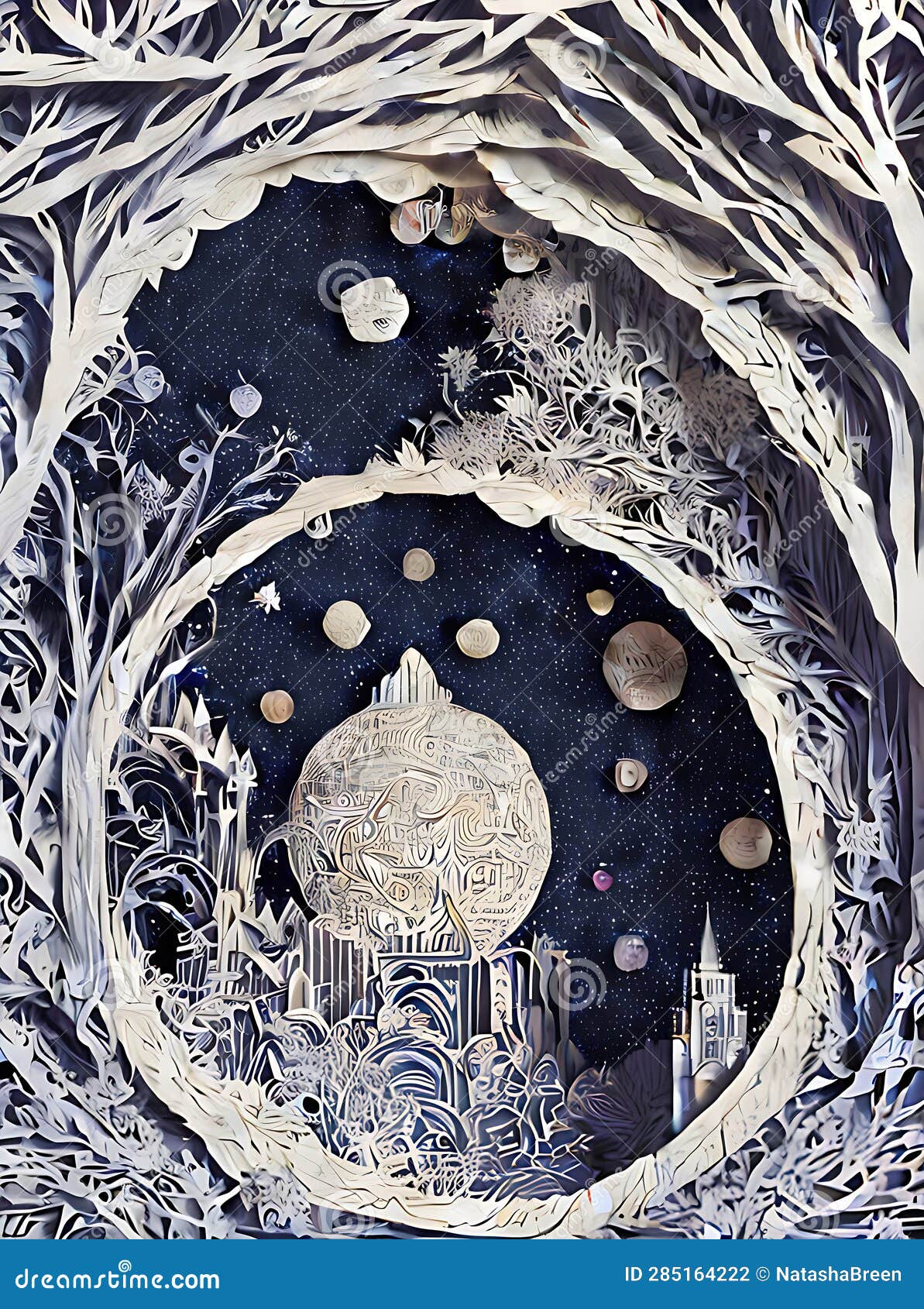 Hightech Futuristic Boards Chips Matrix Magnolia Text Stock ...