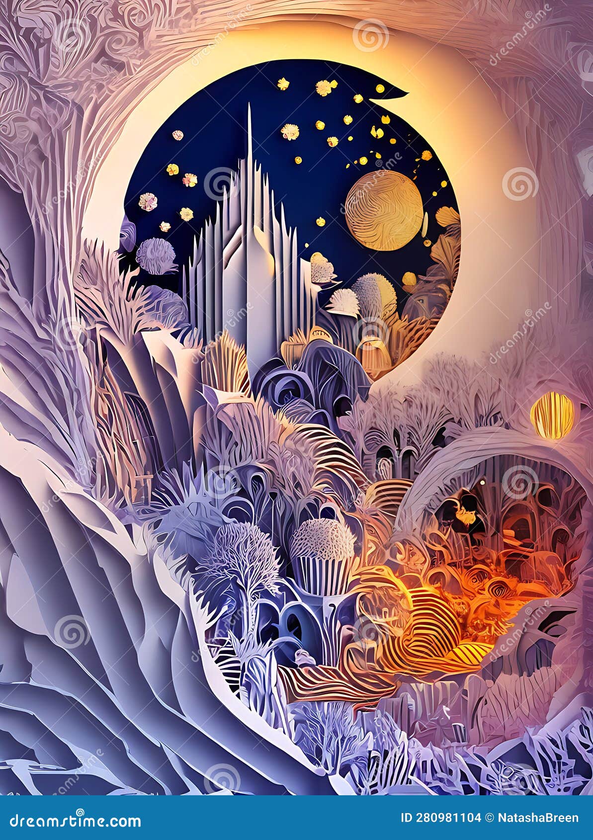 Hightech Futuristic Neon Gradient Board. Stock Illustration ...