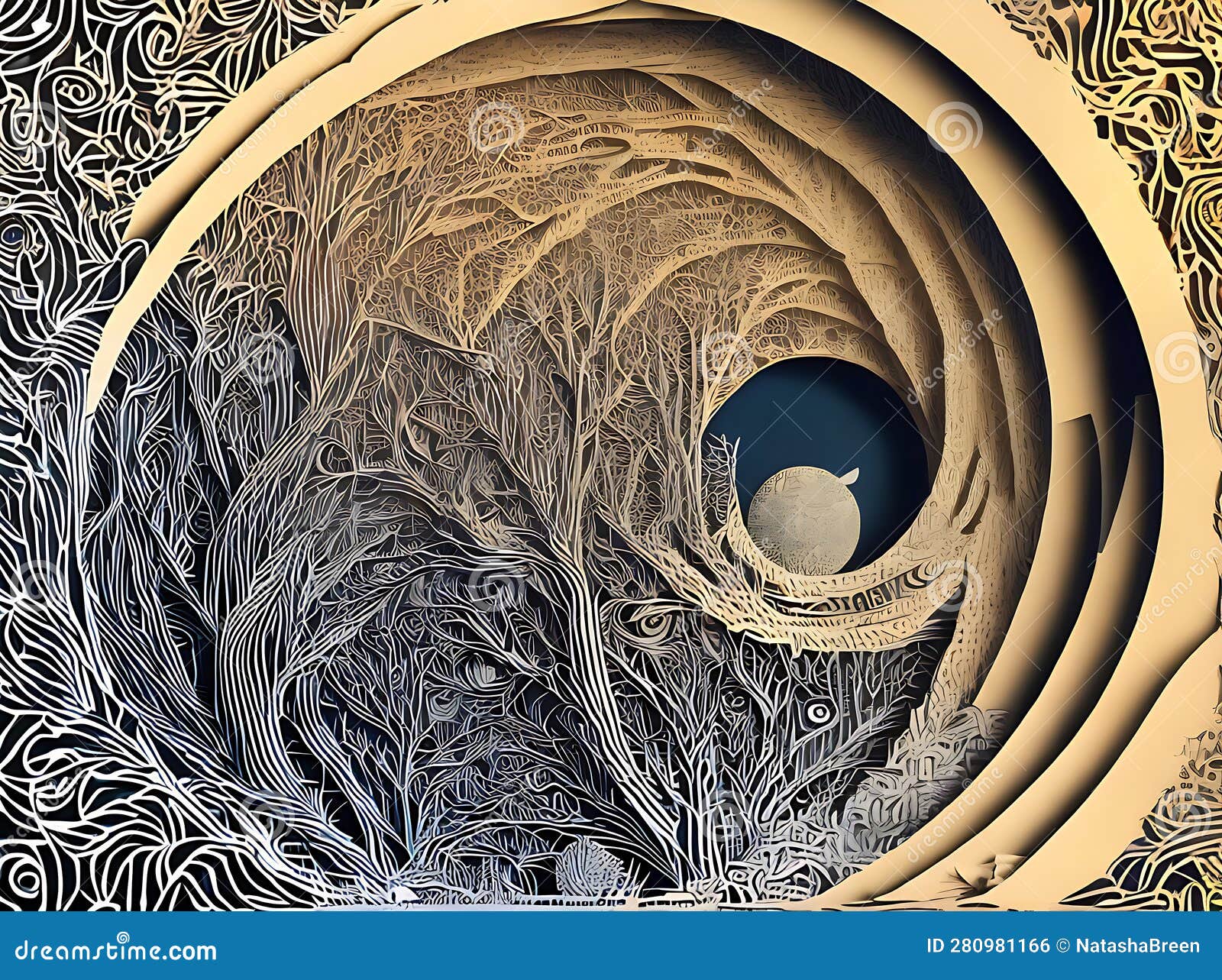 Hightech Futuristic Neon Gradient Board. Stock Illustration ...