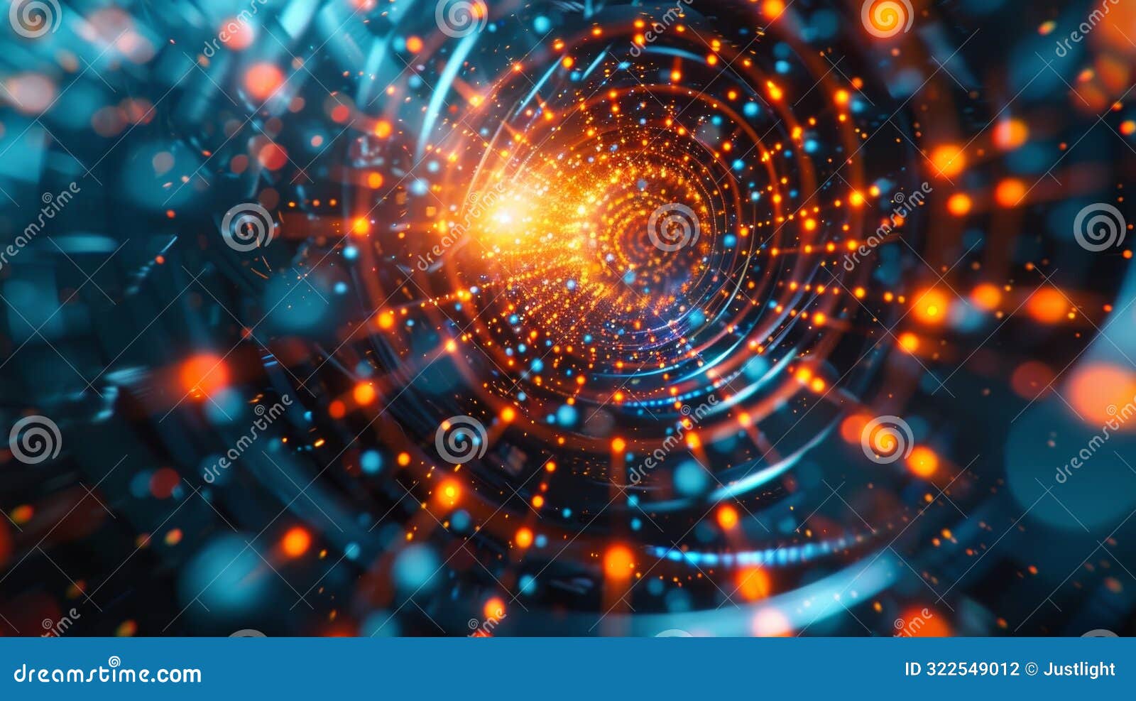 A Hightech Illustration of a Quantum Photon Detector Used To Receive ...