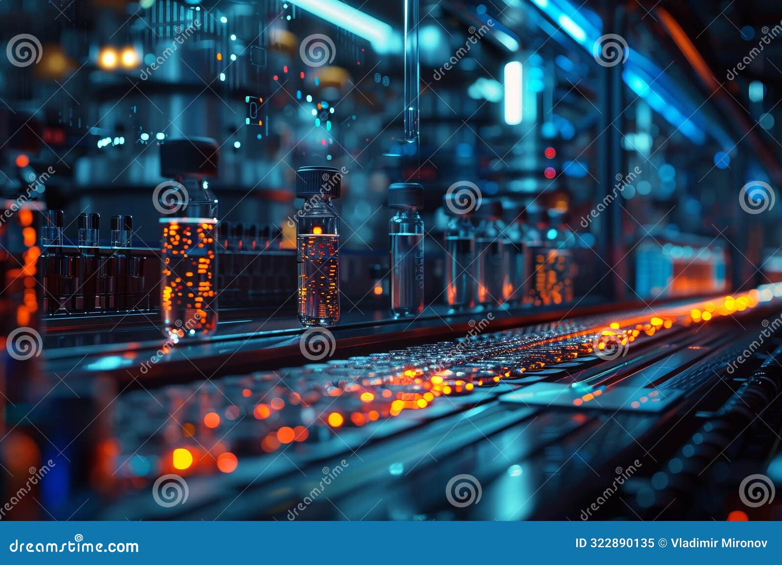 Hightech Industrial Laboratory Equipped with Advanced Science ...