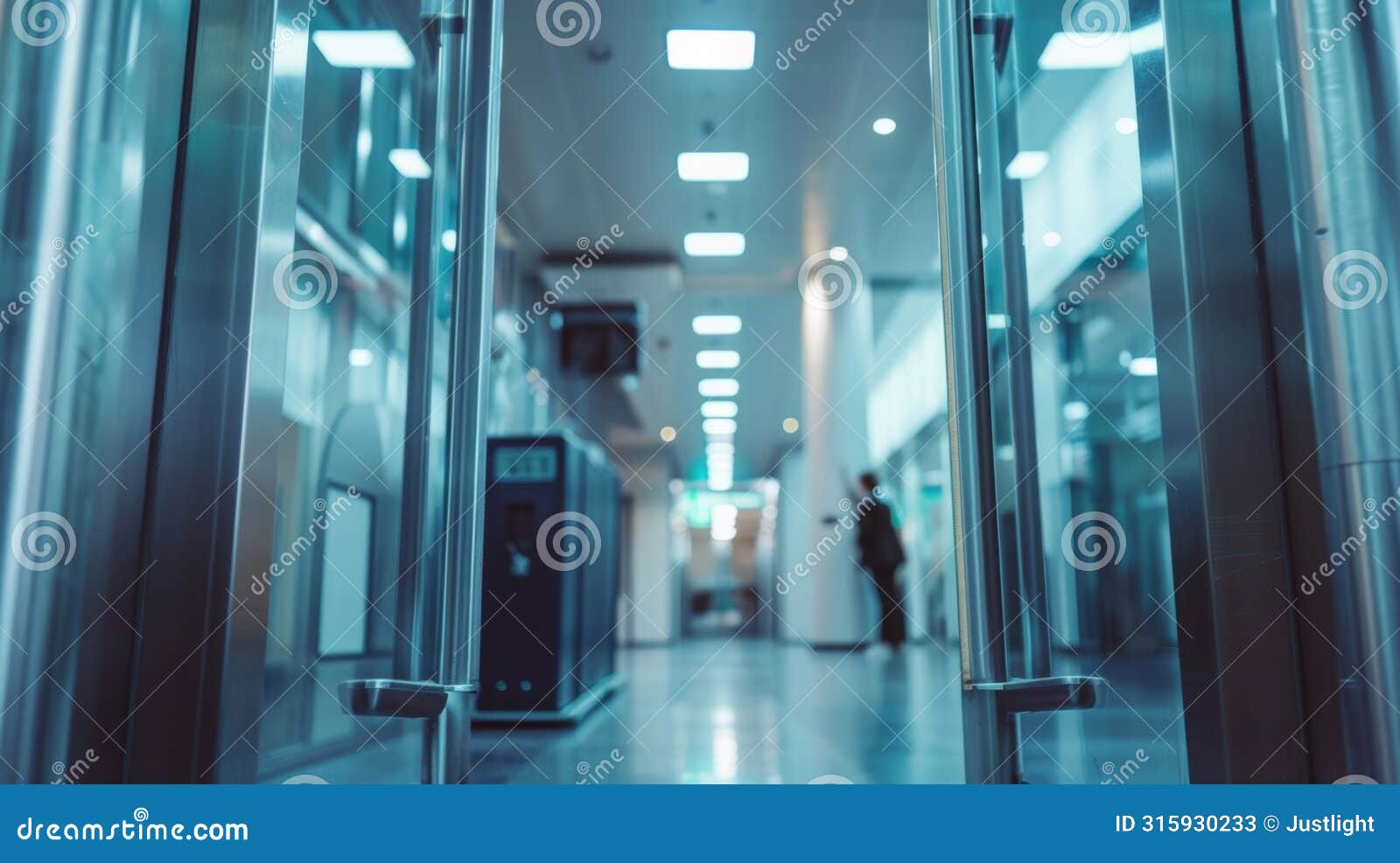 A Hightech Walkthrough Metal Detector in a Courthouse Equipped with ...