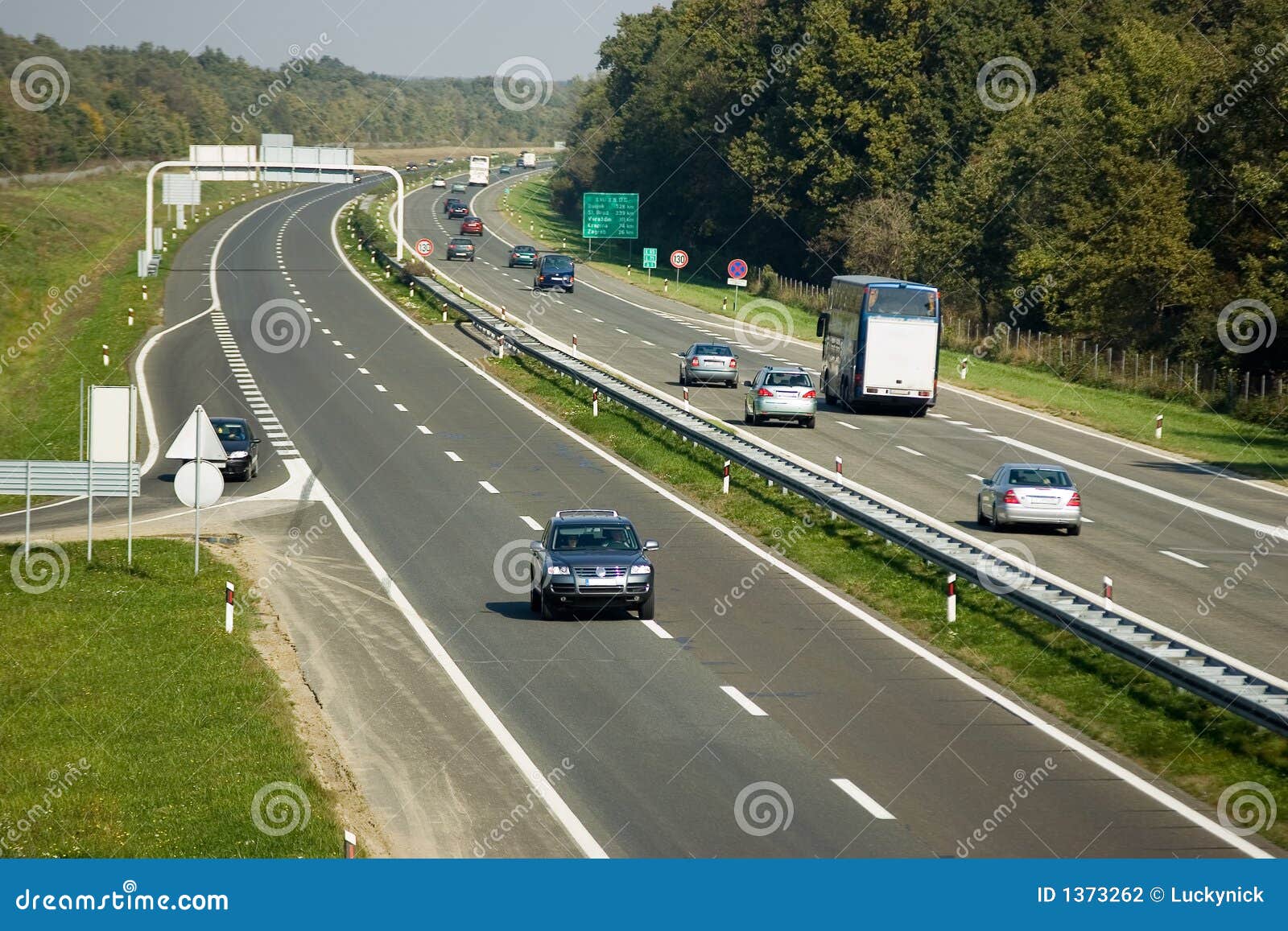 Highway stock photo. Image of freeway, speedy, motorway - 1373262
