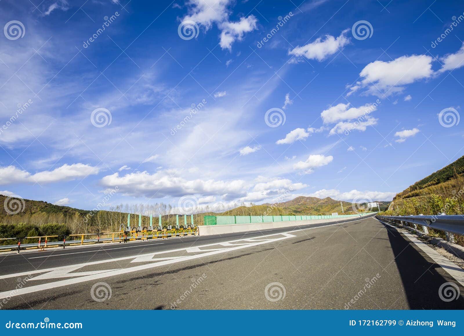 The highway stock image. Image of scenery, highway, landscape - 172162799