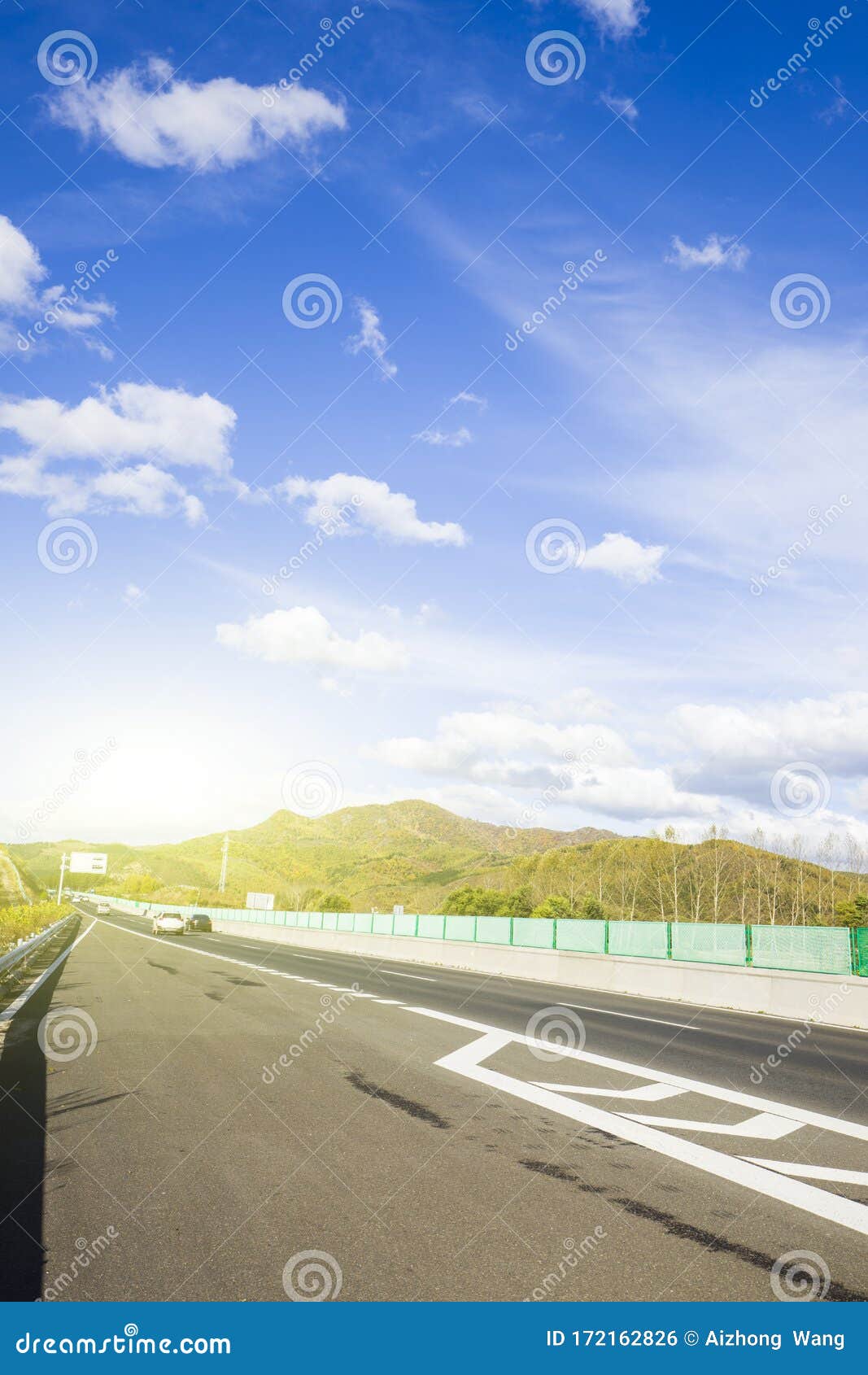 Highway stock photo. Image of blue, landscape, expressway - 172162826