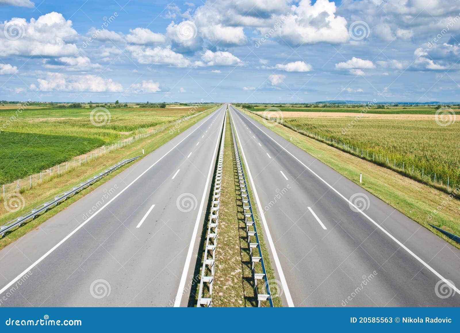 Two-way Highway. Royalty-Free Stock Photography | CartoonDealer.com ...