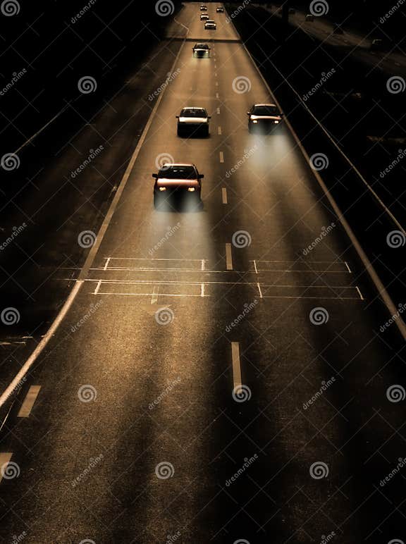 On the highway stock photo. Image of motion, dark, highway - 36948